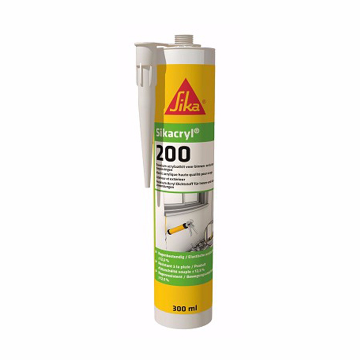 Sika Sikacryl 200 Acrylkaatkit 300ml - Kit & Lijm Shop