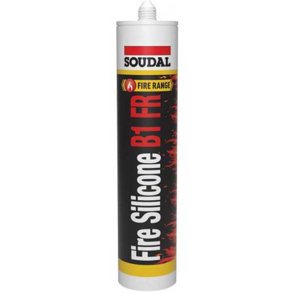 Soudal Fire Silicone B1 FR 310ml - Brandwerende kit - Kit & Lijm Shop